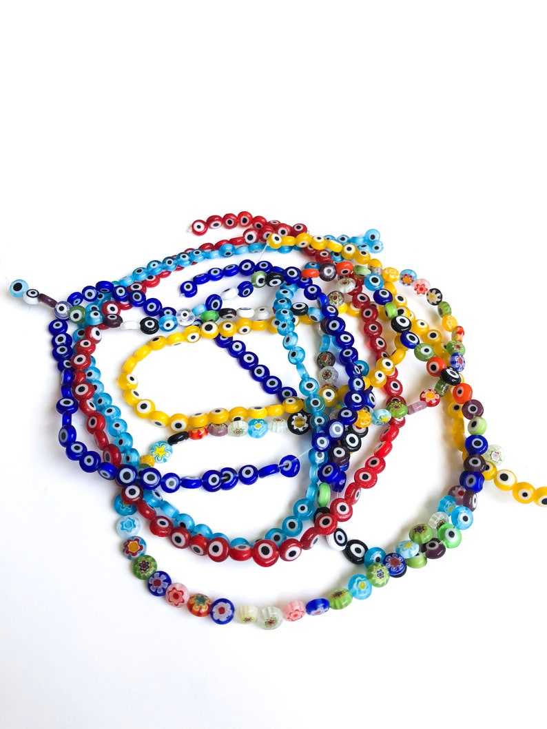 6mm Evil Eye Beads Turkish Evil Eye Evil Eye Tiny Beads - Etsy