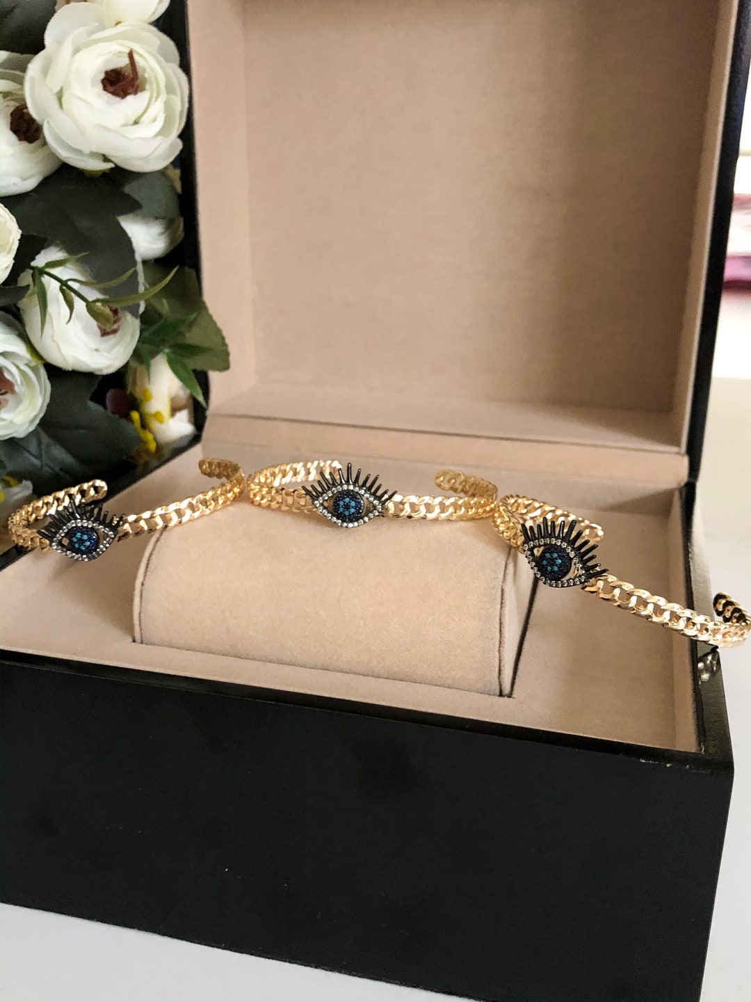 Evil Eye Bracelet Third Eye Bracelet Evil Eye Jewelry - Etsy