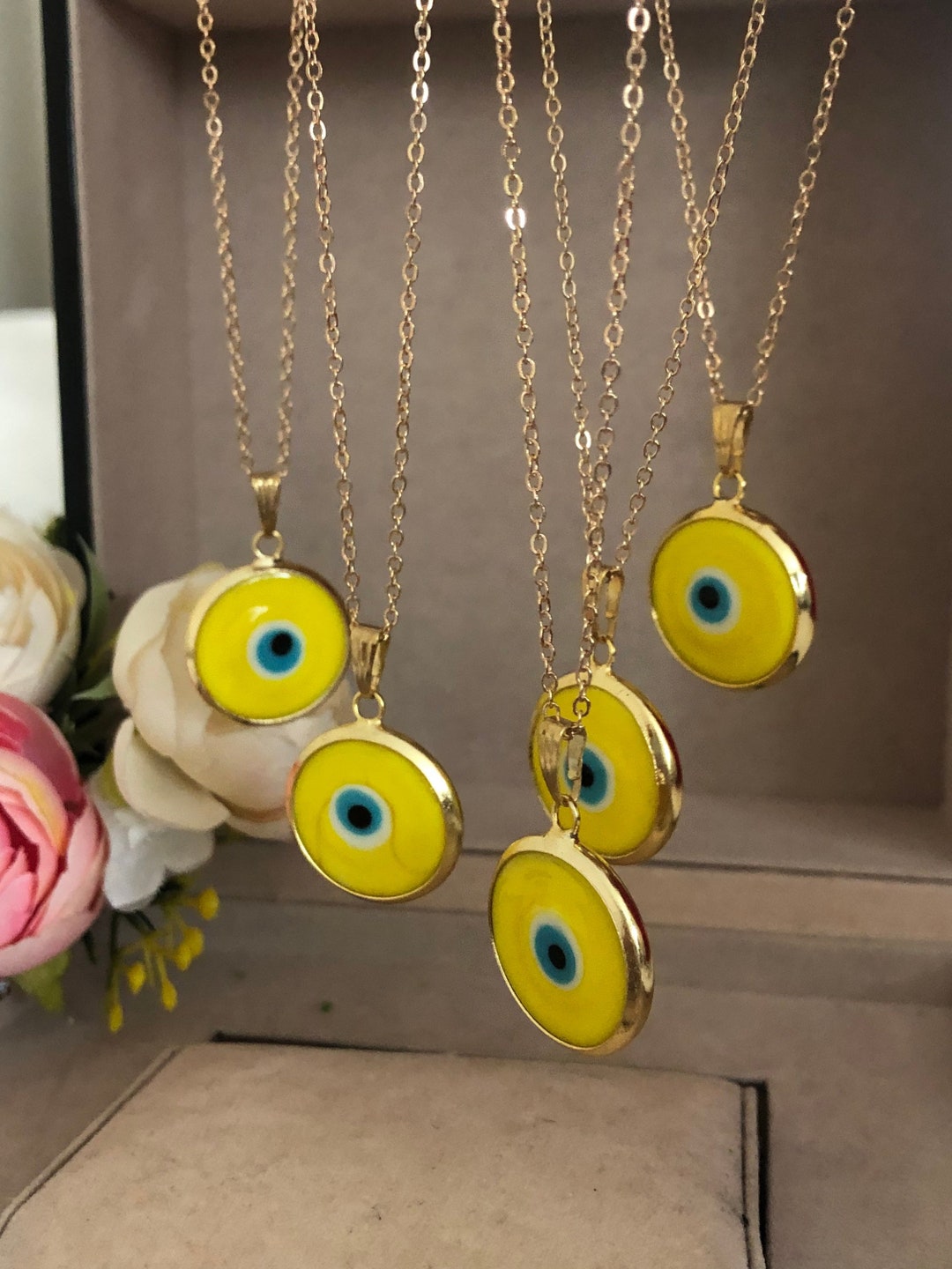 Evil Eye Necklace, Turkish Evil Eye Necklace, Gold Evil Eye Necklaces ...