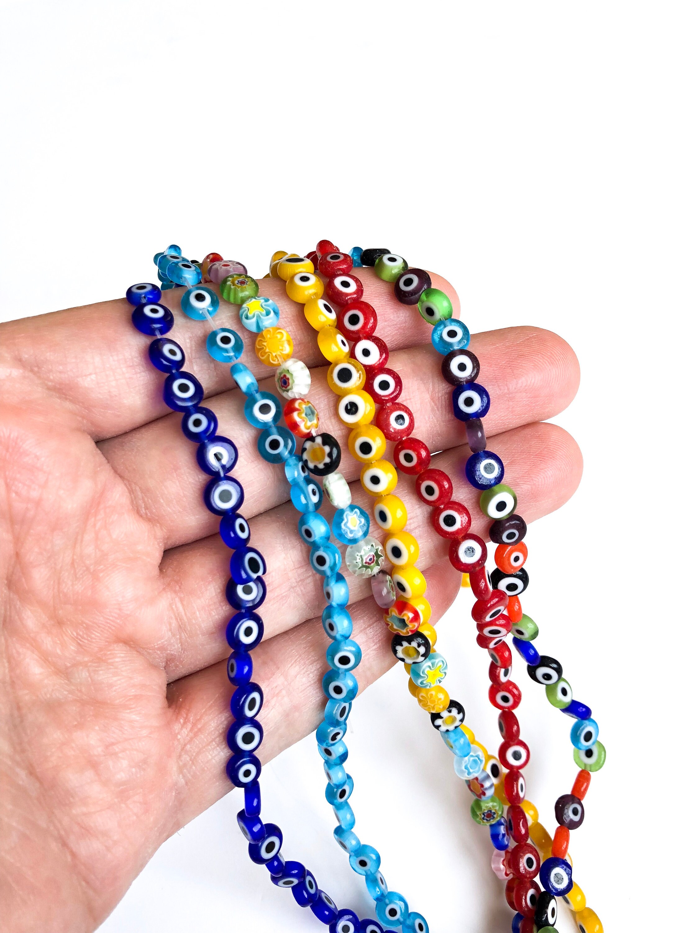 6mm Evil Eye Beads Turkish Evil Eye Evil Eye Tiny Beads - Etsy