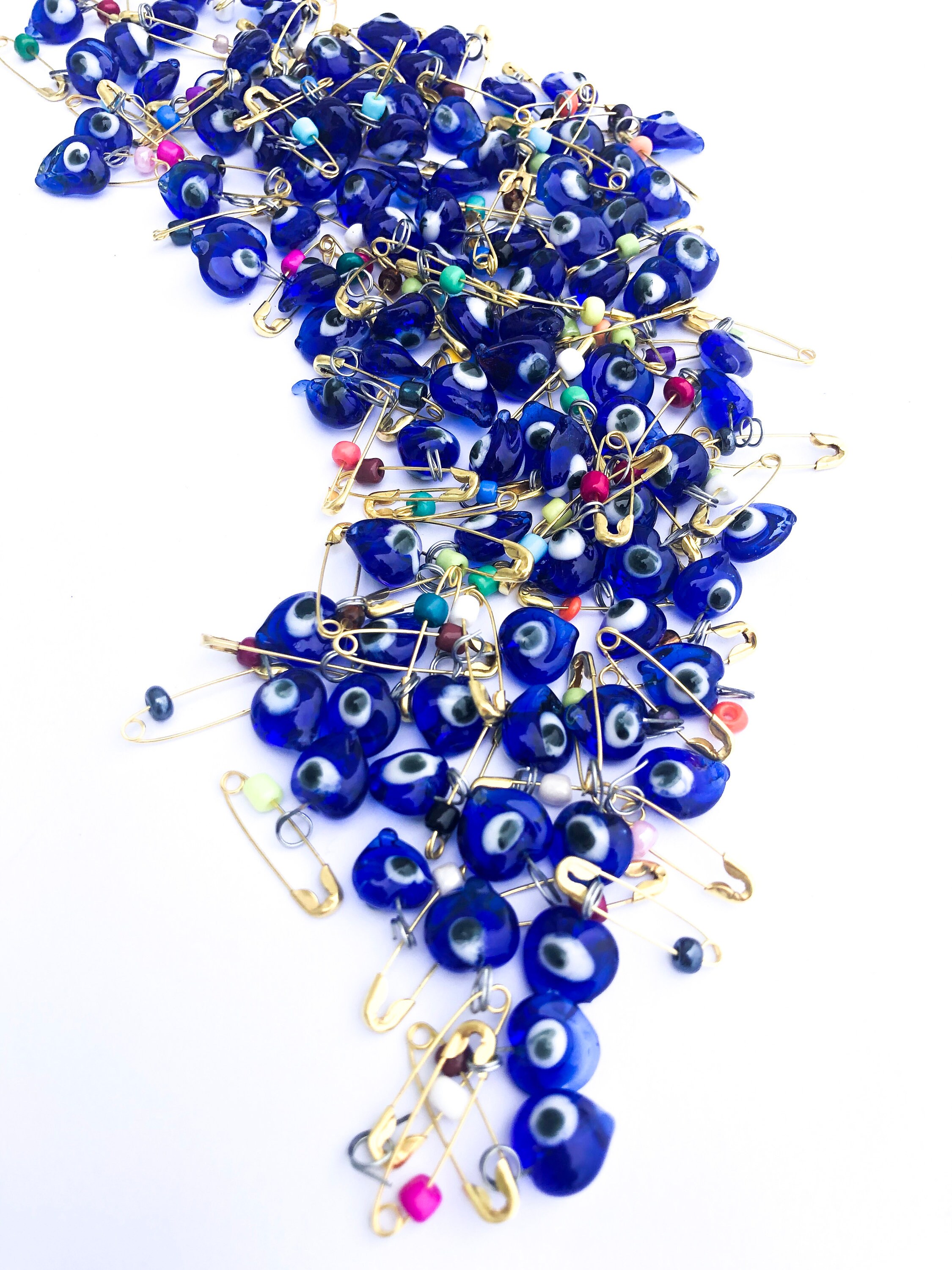 25 Pcs Glass Evil Eye Bead Unique Wedding Favors Tiny Evil | Etsy