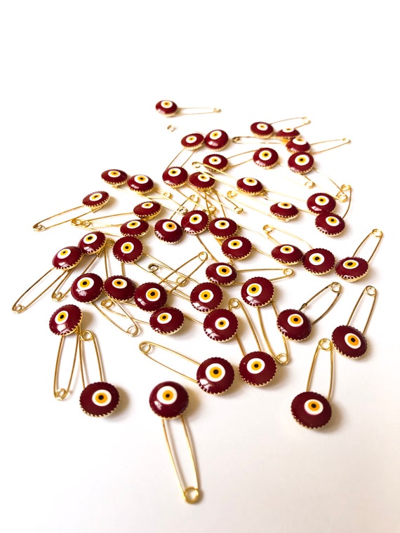 10pcs Evil Eye Pin Gold Plated Evil Eye Pin Protection for - Etsy