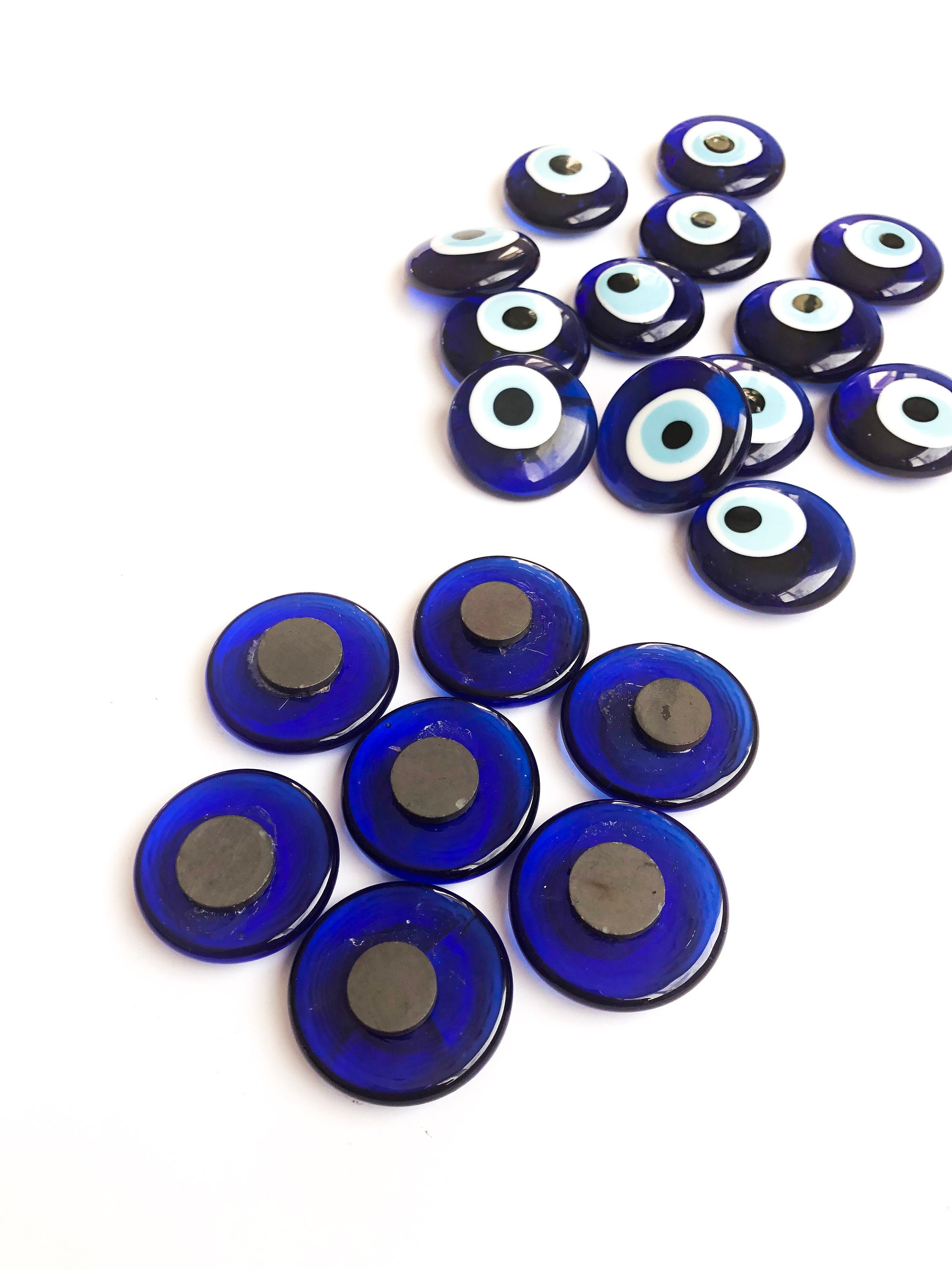 5 Pcs Evil Eye Magnet Glass Magnets for Fridge Refrigerator | Etsy