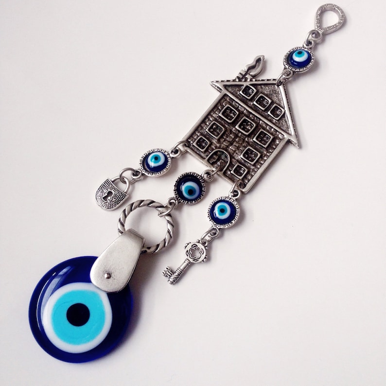 Evil Eye Wall Hanging With Home Lucky Evil Eye Charm Turkish - Etsy