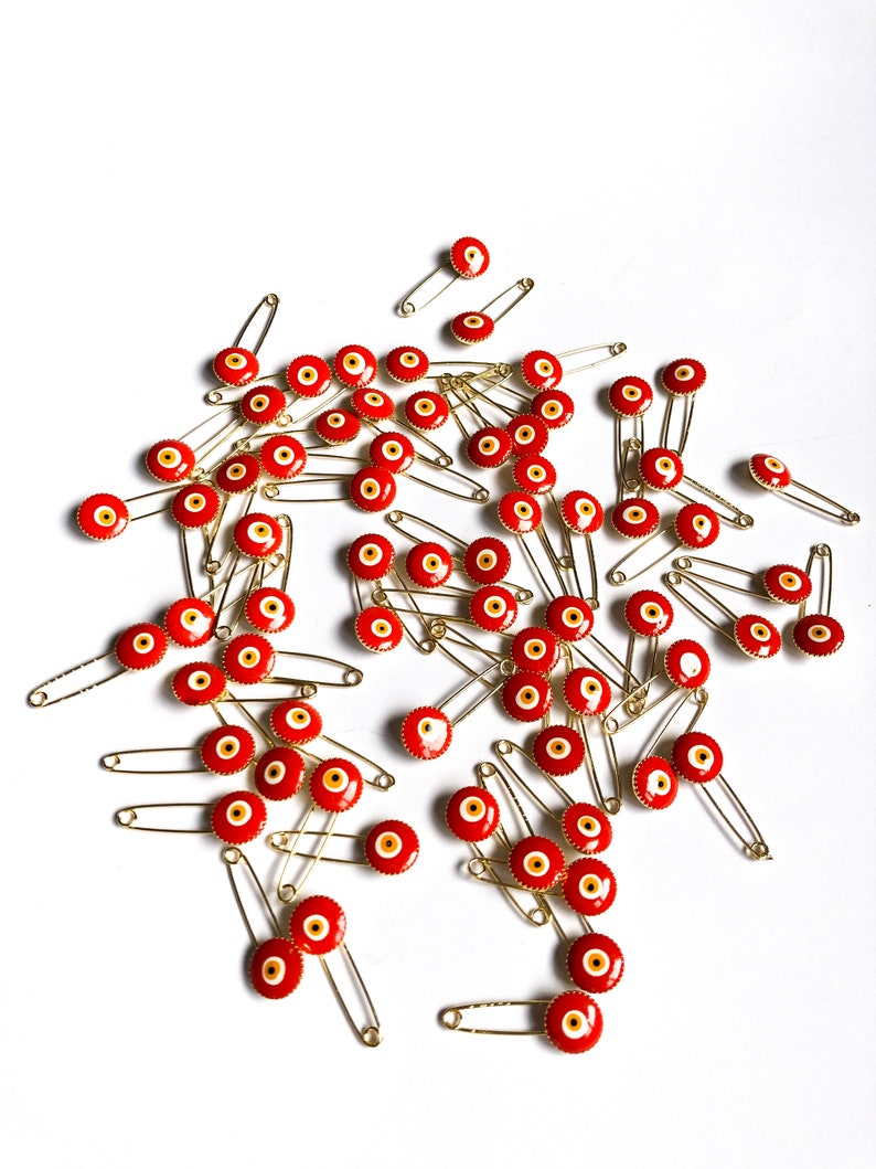 10 Pcs Evil Eye Safety Pin Evil Eye Stroller Pin Evil Eye - Etsy