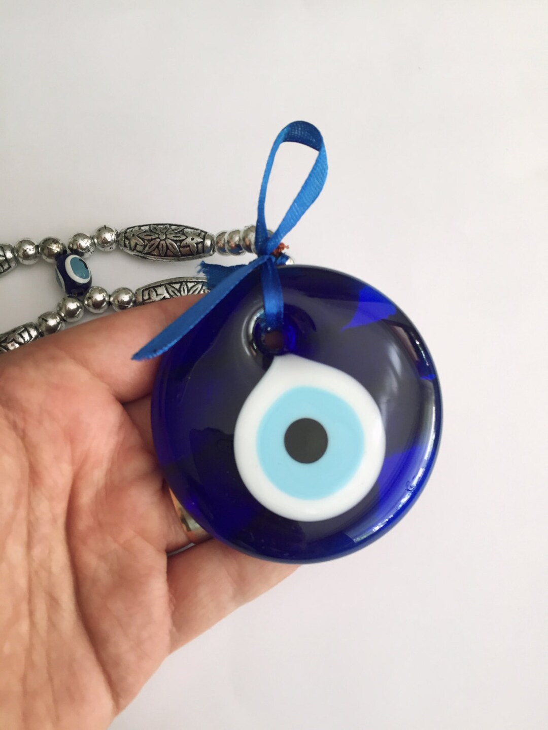 Evil Eye Wall Hanging Evil Eye Decor Evil Eye Charm Evil Eye Beads ...