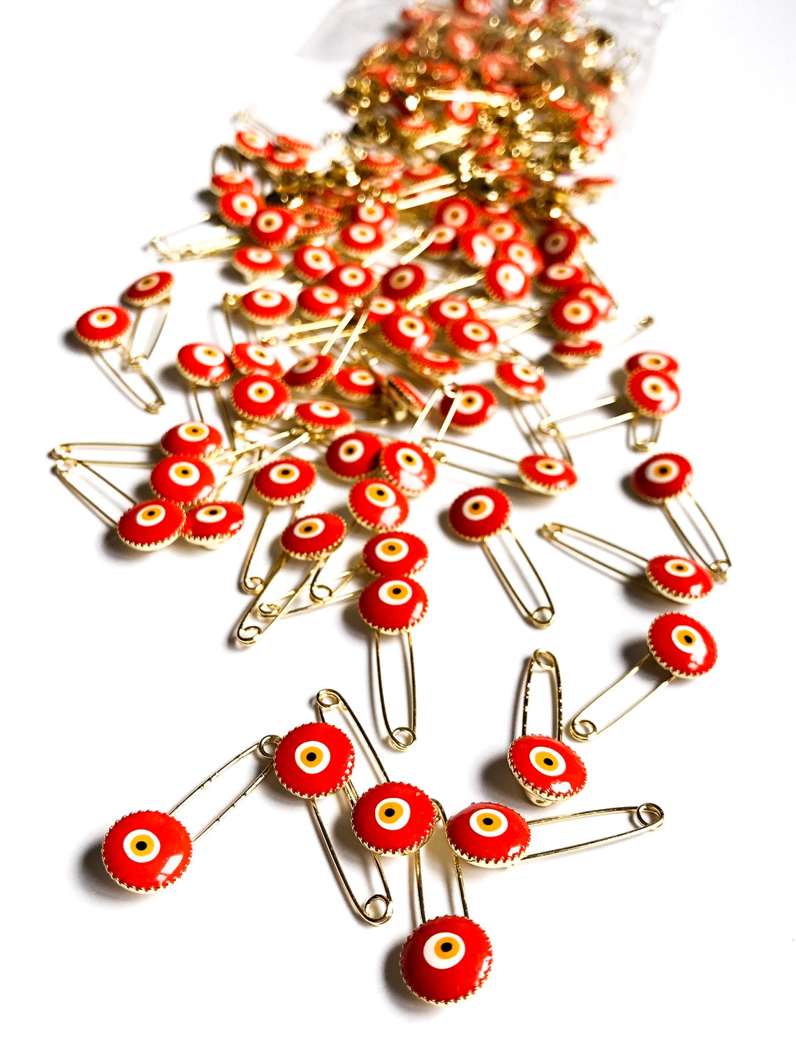 10 Pcs Evil Eye Safety Pin Evil Eye Stroller Pin Evil Eye - Etsy