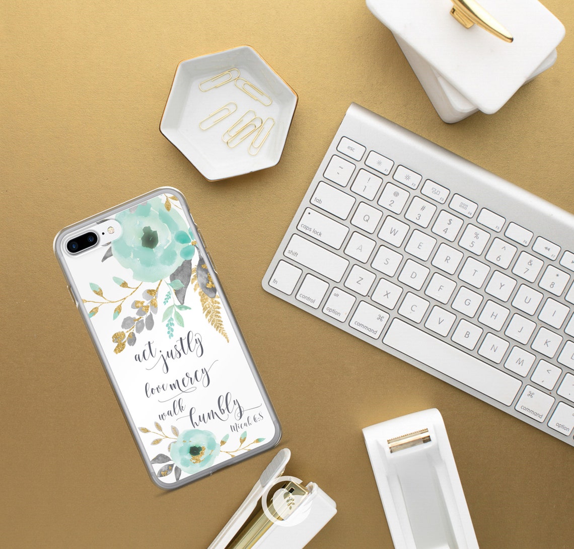 Micah 6:8 | iPhone & Samsung Phone Cases | Christian Phone Cases - Etsy