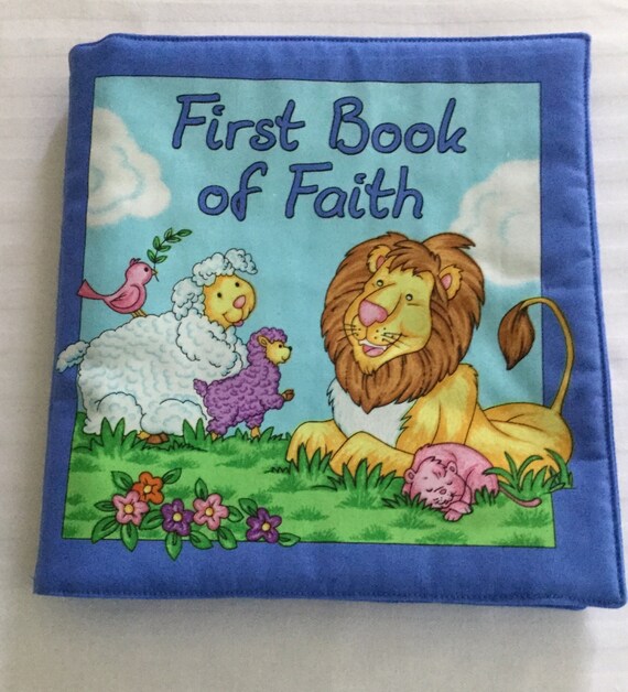 First Book of Faith Soft Book Religious Book Child's - Etsy