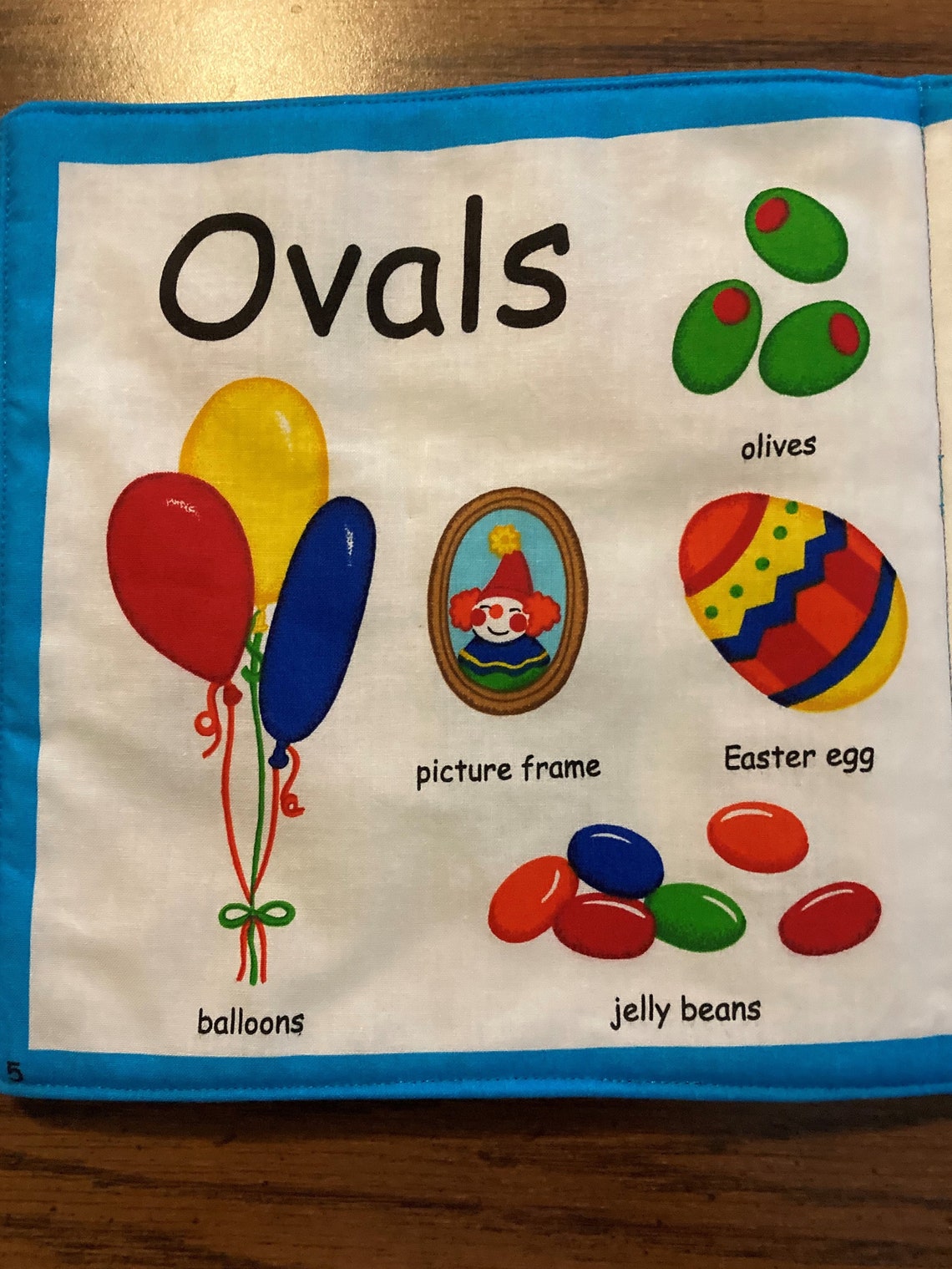 My First Book of Shapes Soft Book Learning Educational Softbook Busy ...