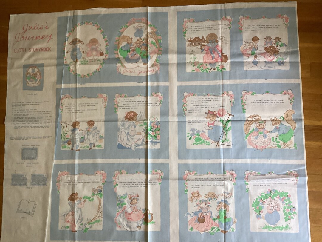Julie's Journey Storybook Soft Book Fabric Panel Bedtime Book Baby ...