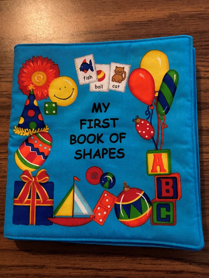 My First Book of Shapes Soft Book Learning Educational Softbook Busy ...