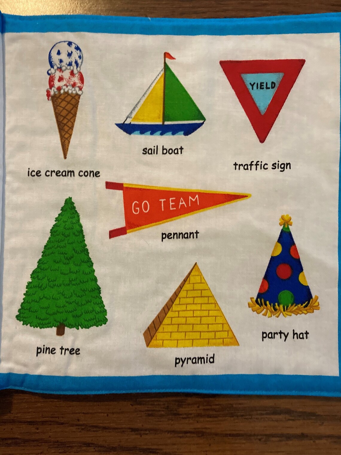 My First Book of Shapes Soft Book Learning Educational Softbook Busy ...