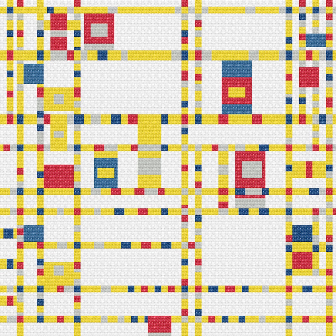 Broadway Boogie Woogie Cross Stitch Pattern - PDF Instant Download - Etsy