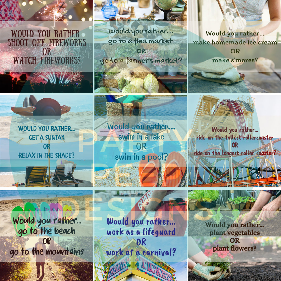 Social Media 30 Interactive Posts - Summer Edition - Etsy