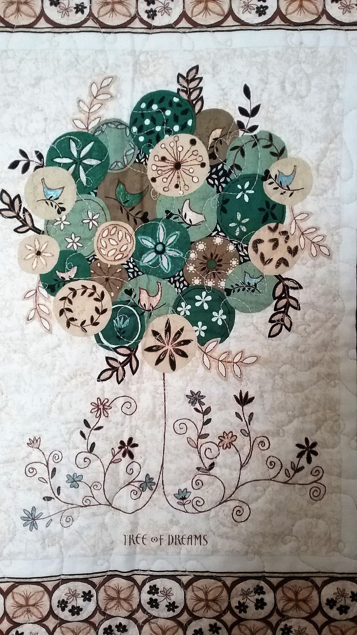 Tree of Hope, Tree of Love, Tree of Dreams - Quilted Wallhanger - Etsy