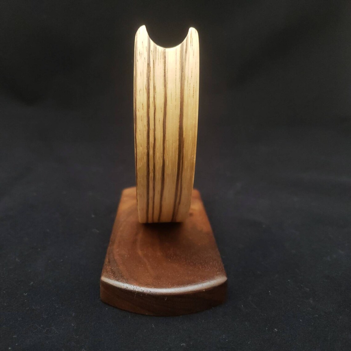 Exotic Wood Pen Display Stand Hand Crafted - Walnut & Zebrawood (PEN ...