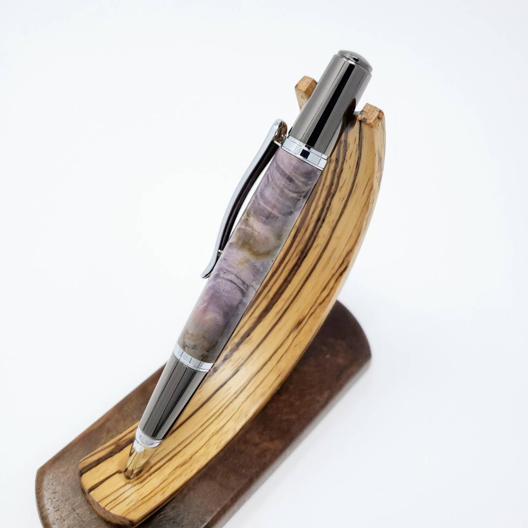 Purple Dyed Ballpoint Twist Pen, Beaufort Sirocco - Etsy