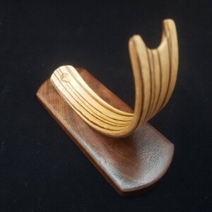 Exotic Wood Pen Display Stand Hand Crafted - Walnut & Zebrawood (PEN ...