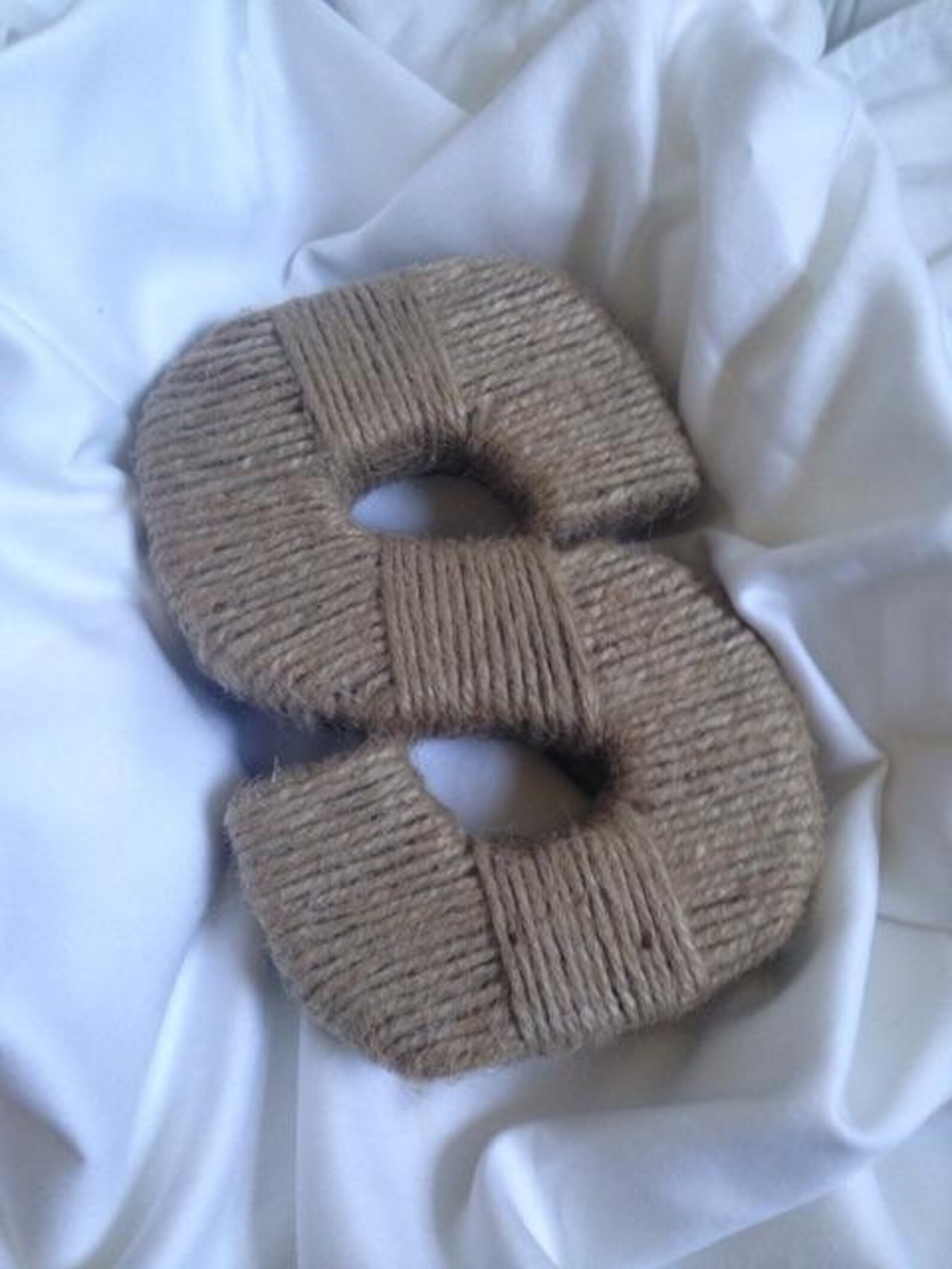 Monogram Letter, Twine Letter, Rope Letters, Twine Wrapped Letter ...