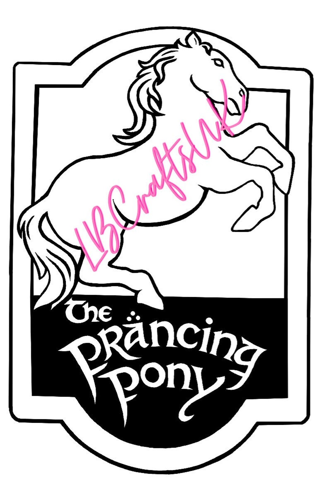 Prancing Pony SVG File - Etsy