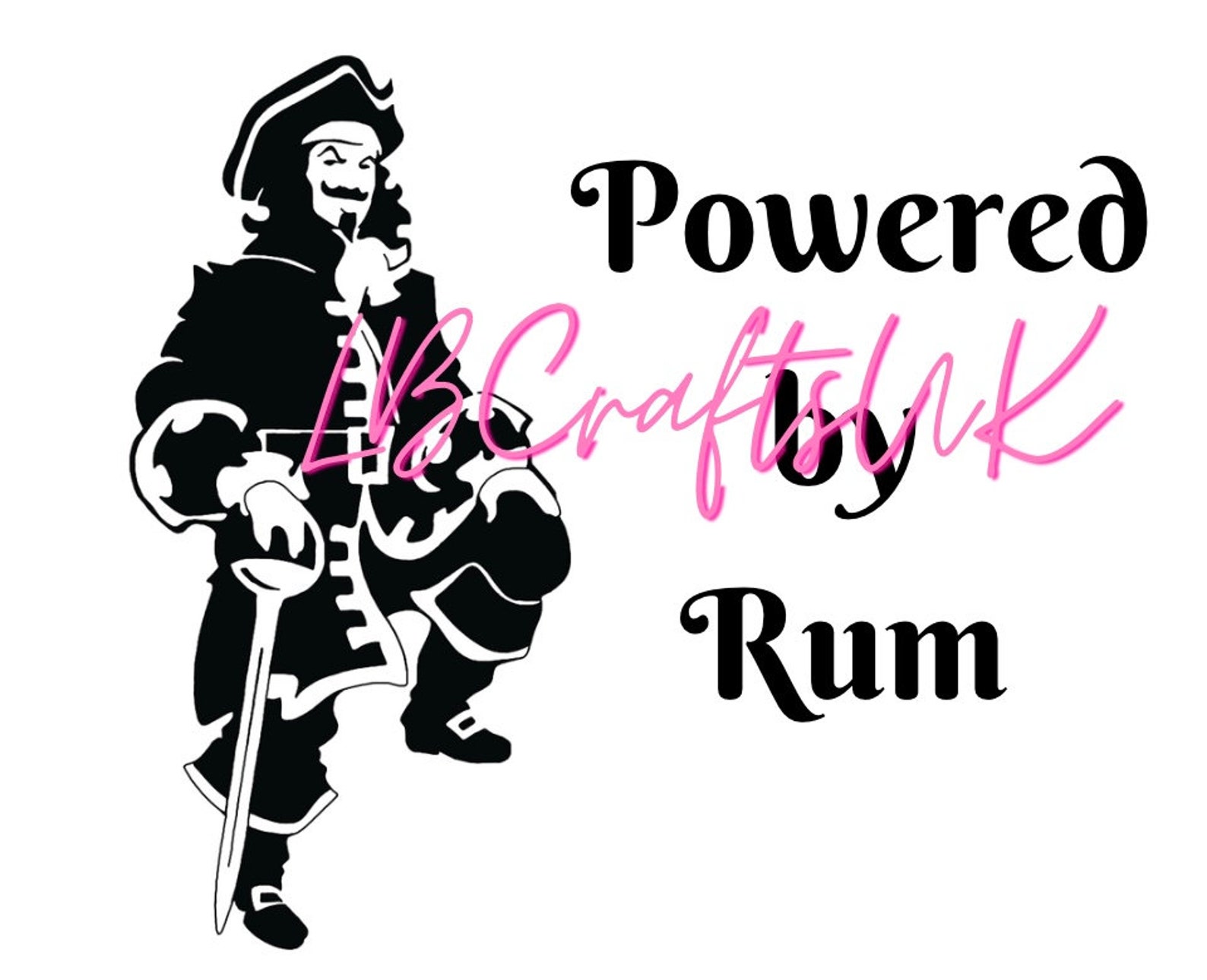 Powered by Rum SVG File - Etsy