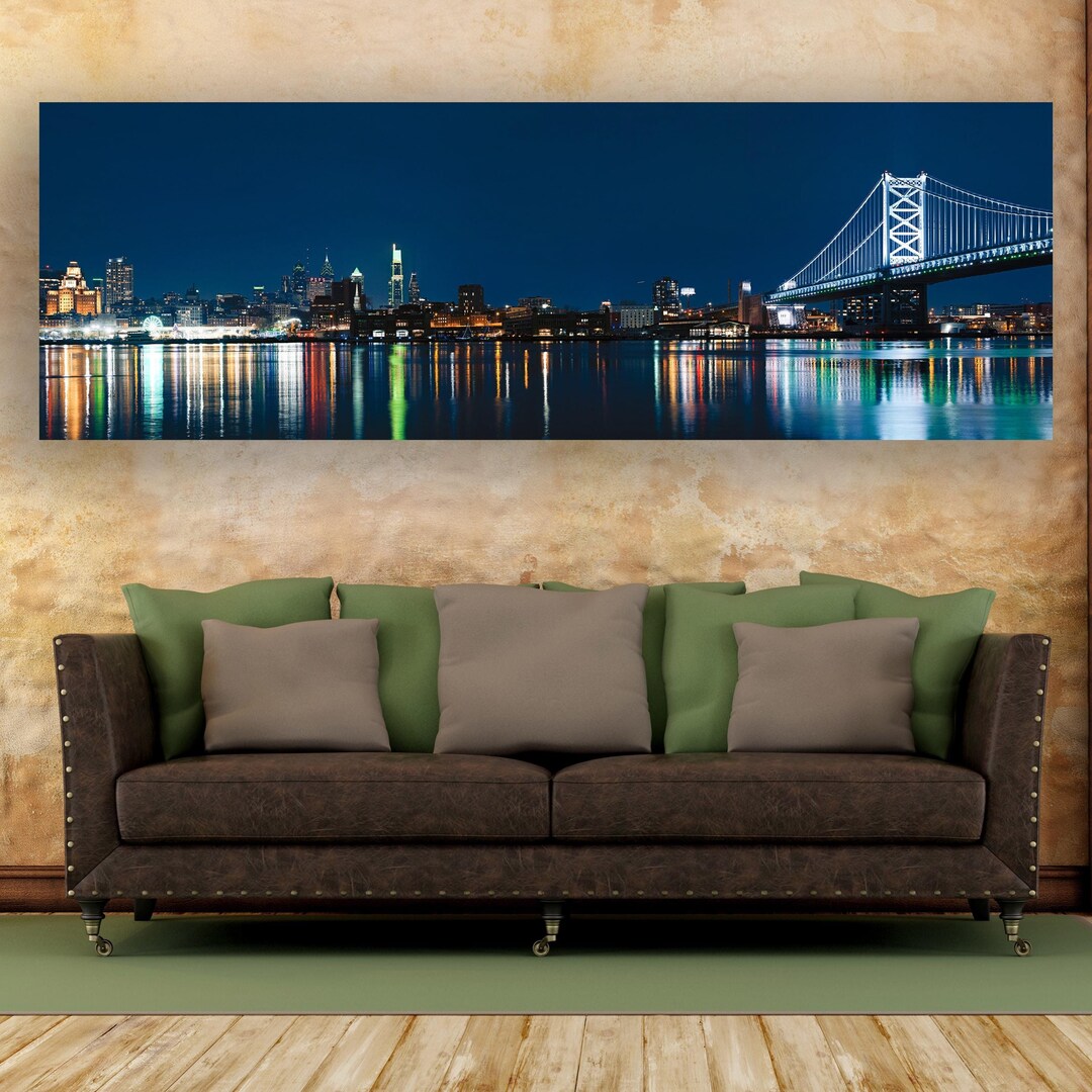 Philadelphia Skyline, Philadelphia Green - Etsy
