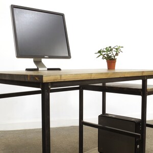 Office Desk With Computer Shelves Custom Sizes Made to - Etsy UK