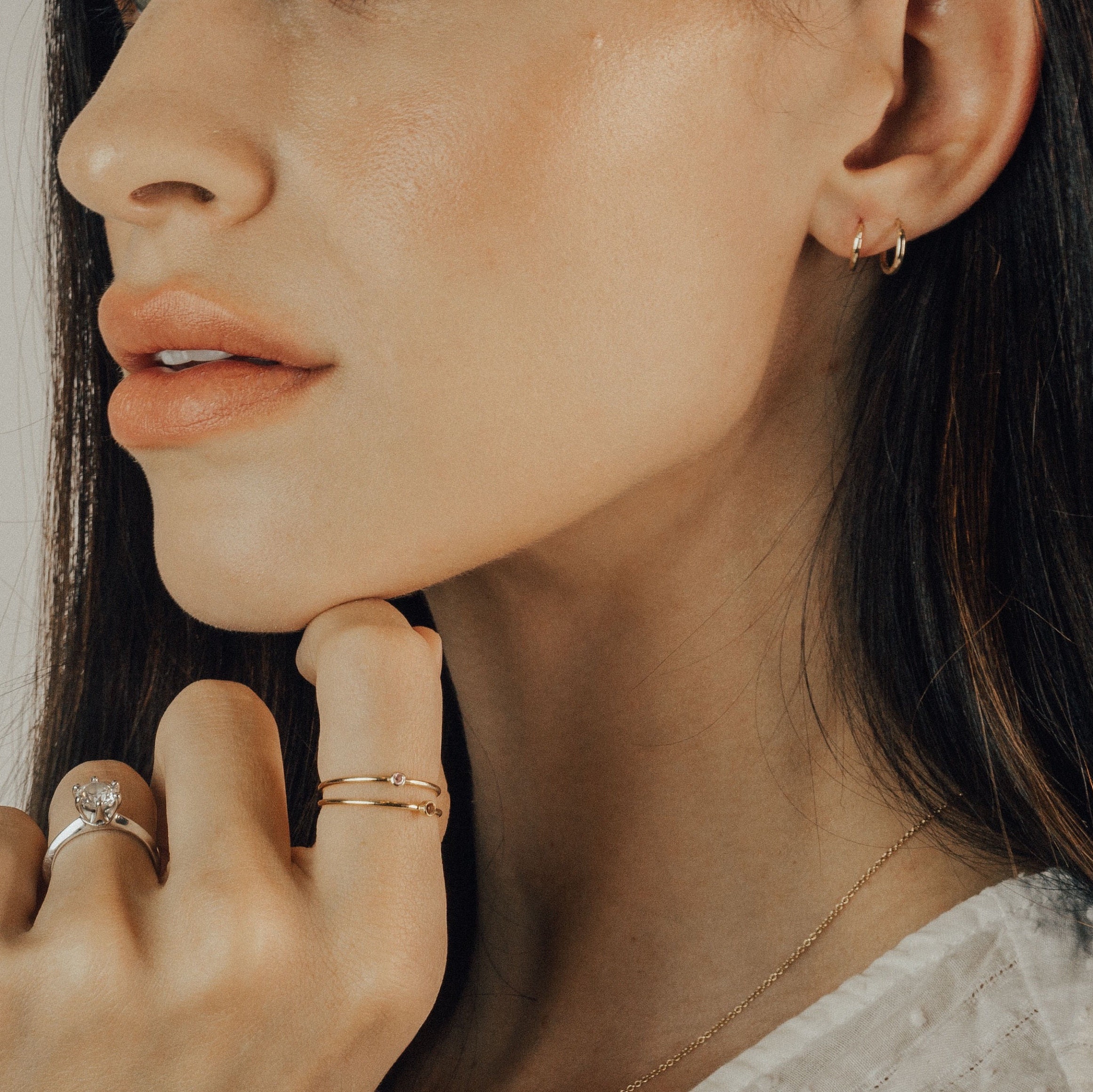 9mm Gold Hoops Gold Fill Endless Hoops Lightweight Earring | Etsy