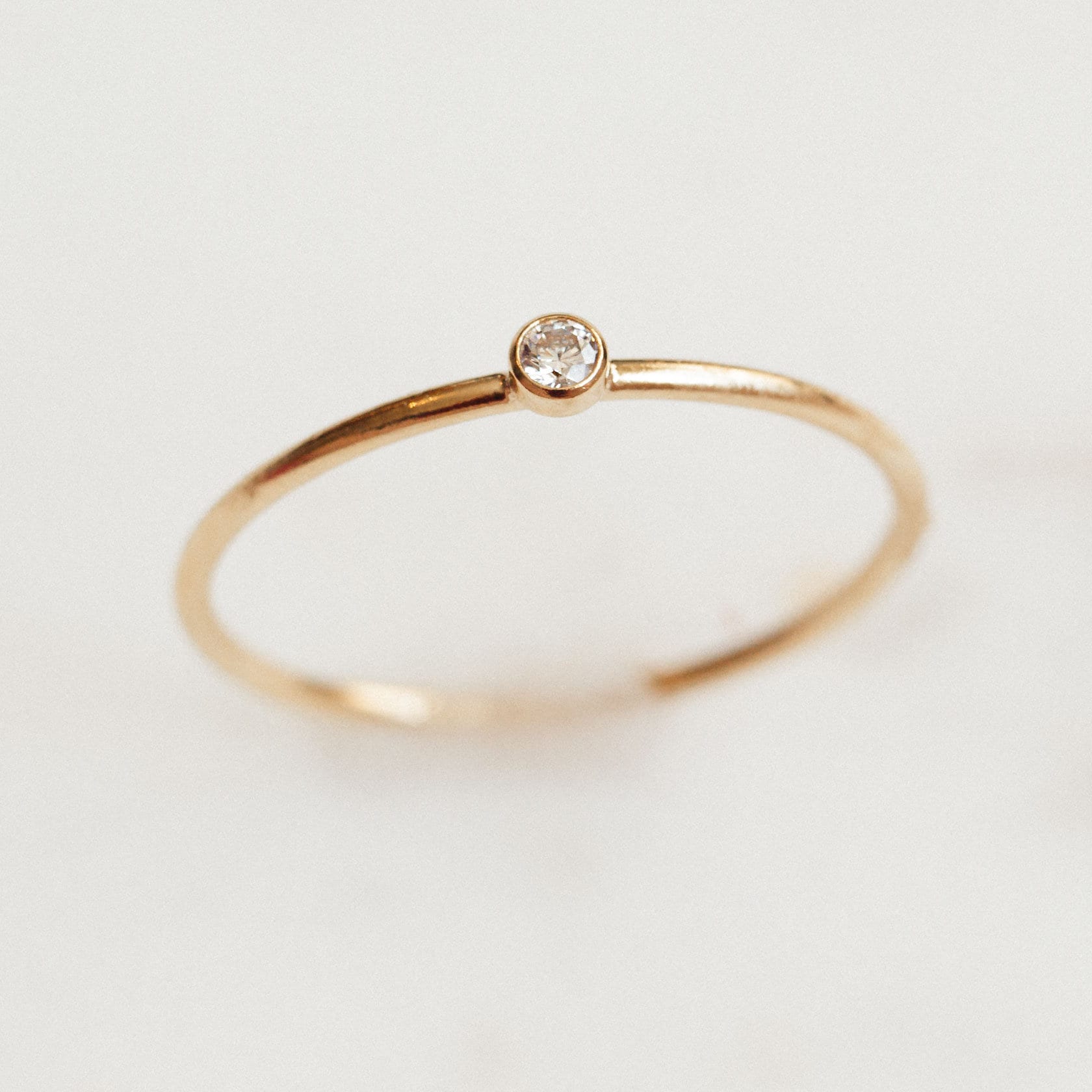 April Birthstone Ring Mom Ring Gemstone Ring New Mom - Etsy Nederland