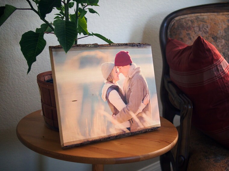 Personalized Photo Printed on Wood , Custom Photo Wood Print-natural ...