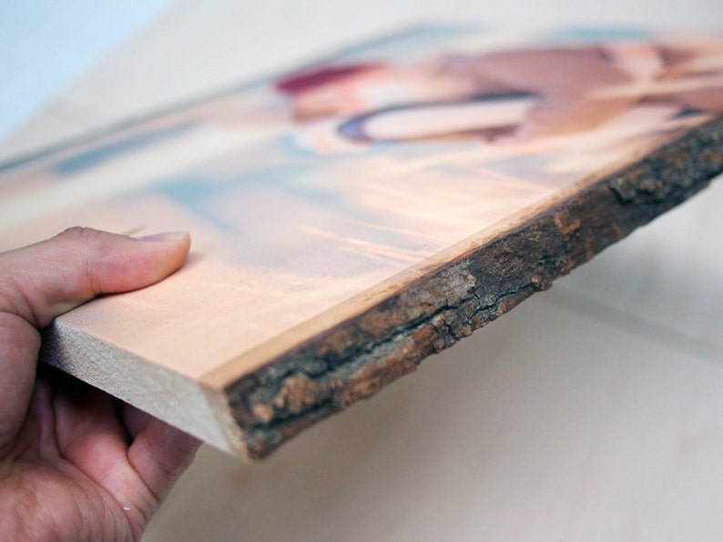 Personalized Photo Printed on Wood , Custom Photo Wood Print-natural ...