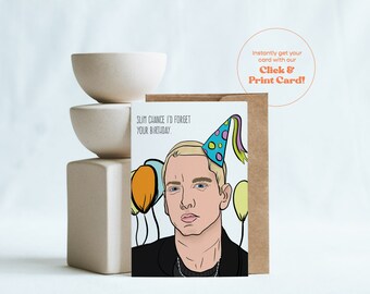 Eminem Birthday Card - Etsy