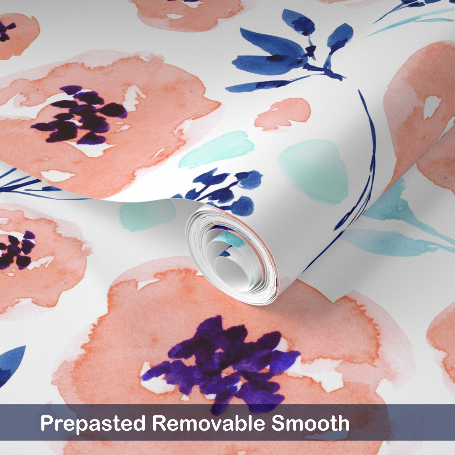 Wallpaper, Primrose Peach Garden Large Scale Large Scale Wallpaper ...