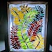 Mosaic Fern Leaves, Glass Block, Framed - Etsy