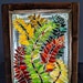 Mosaic Fern Leaves, Glass Block, Framed - Etsy