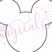 Mickey Head Outline SVG - Mickey Head SVG - Mickey Head PNG - Mickey ...