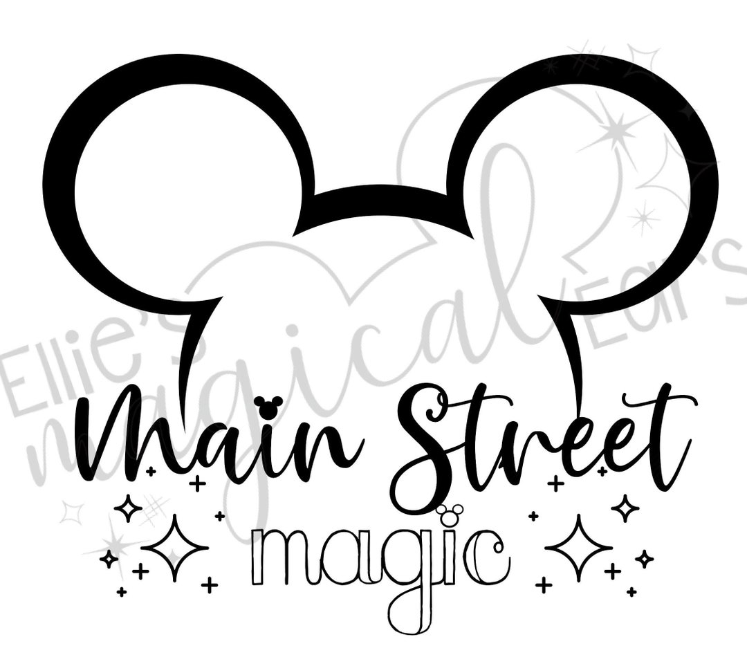Main Street Magic PNG, Instant Download, Sublimation Print, Cricut File ...