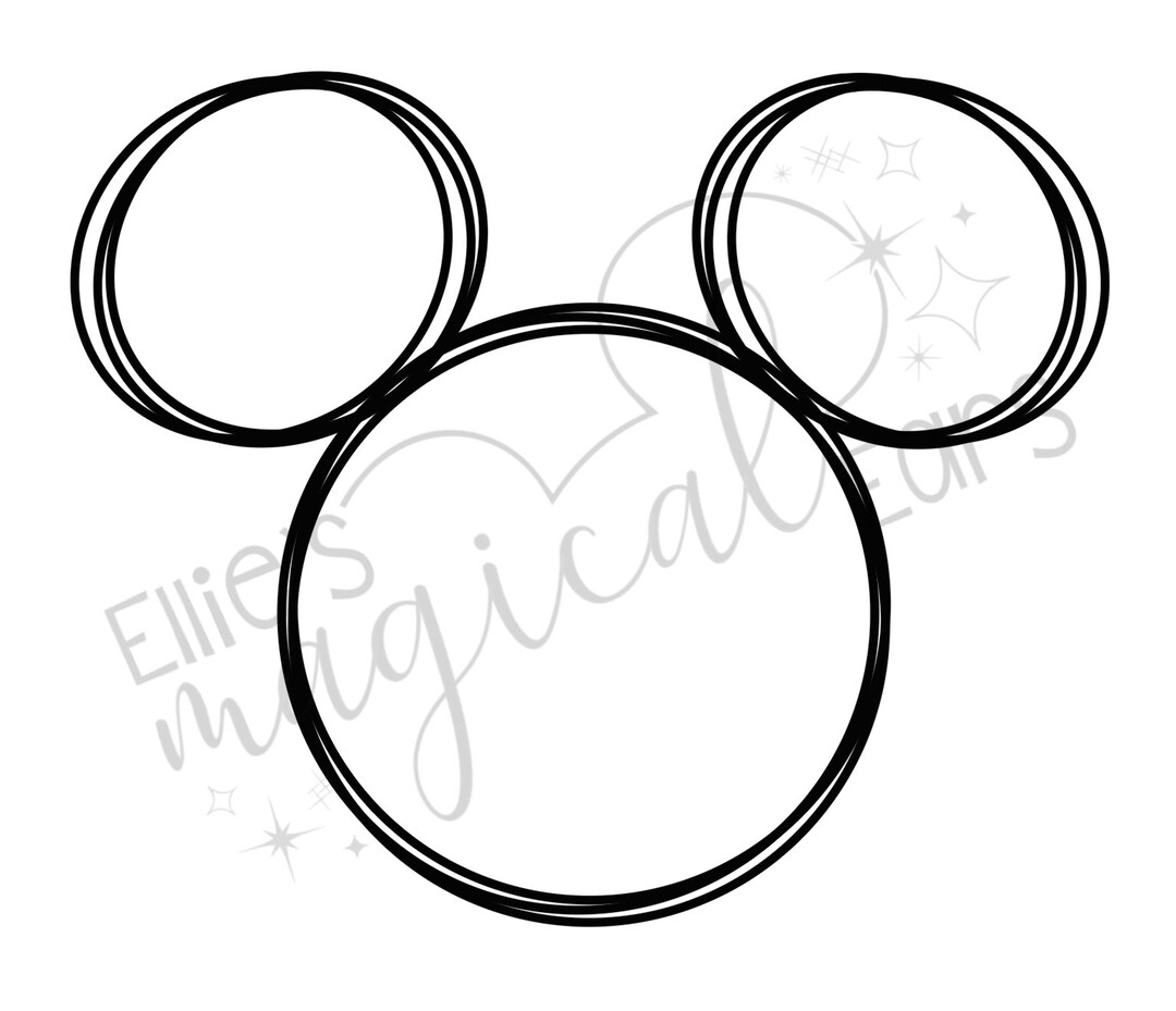 Mickey Head PNG - Mickey Head Printable - Mickey Head Sublimation Print ...