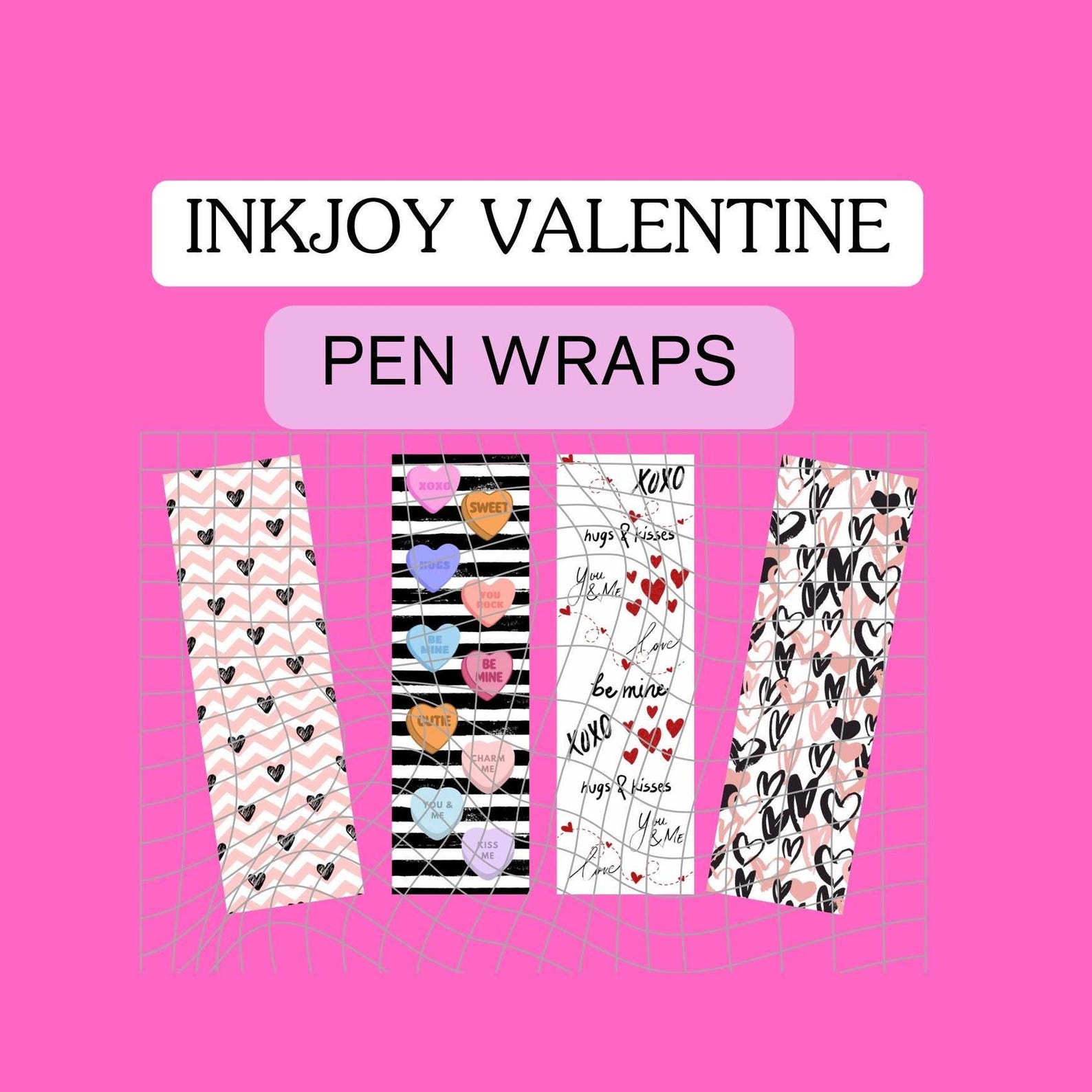 Pen Wraps for INKJOY GEL PENS, Wraps for Pens, Glitter Pens, Halloween ...