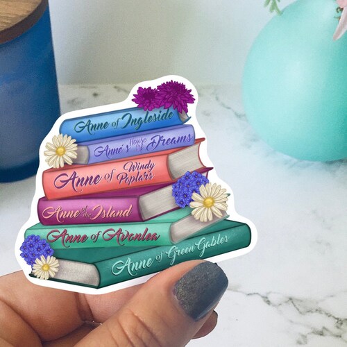 Anne of Green Gables Themed Book Stack Die Cut Sticker - Etsy