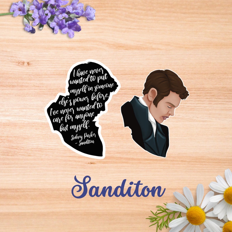Jane Austen Heroes Sticker Set, Novel Inspired Matte Vinyl Stickers ...