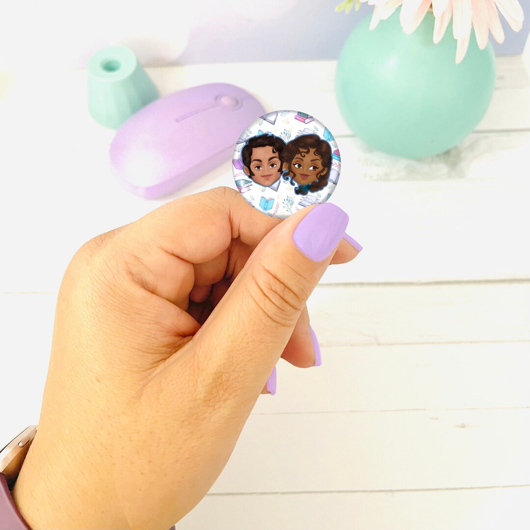 Kate and Anthony, Bridgerton Pin Back Button, Gift for Bookworm ...