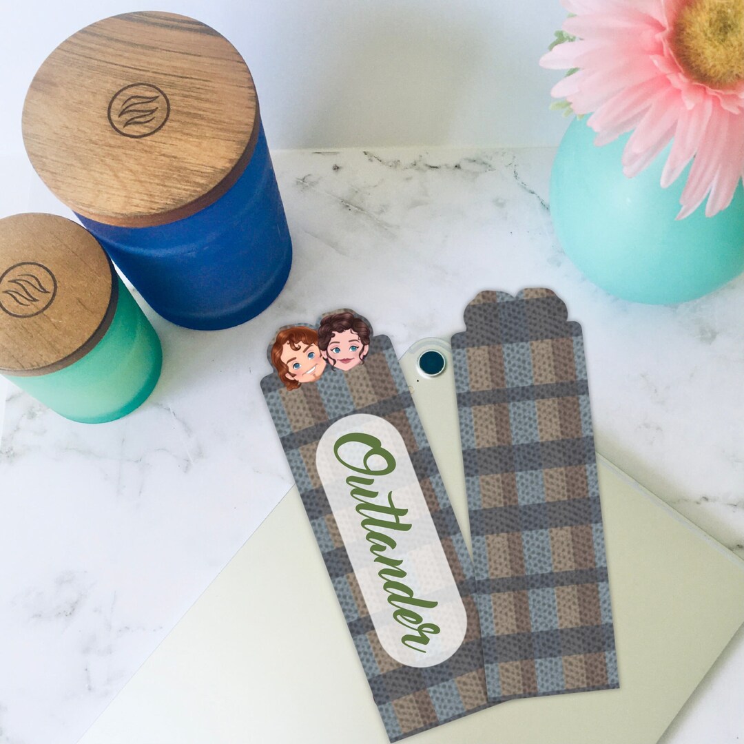 Jamie and Claire Love Bookmark, 2x6.5in, Book Lover Gift, Bookish ...