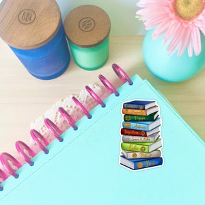 Outlander Book Stack Sticker ~ Outlander Bookish Sticker, Bookish Gifts ...
