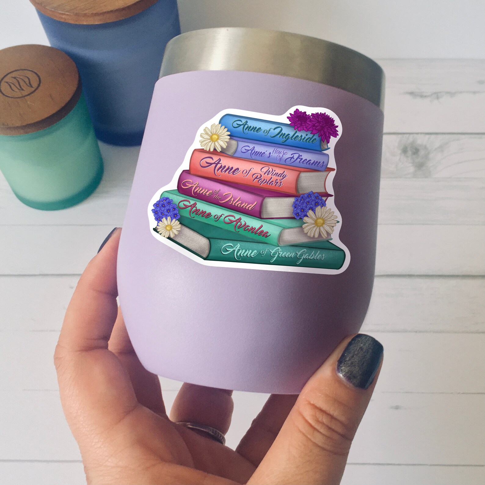 Anne of Green Gables Themed Book Stack Die Cut Sticker - Etsy
