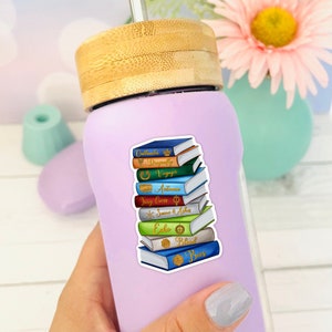 Outlander Book Stack Sticker ~ Outlander Bookish Sticker, Bookish Gifts ...