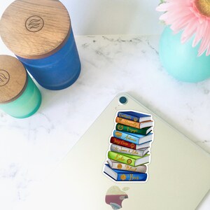 Outlander Book Stack Sticker ~ Outlander Bookish Sticker, Bookish Gifts ...