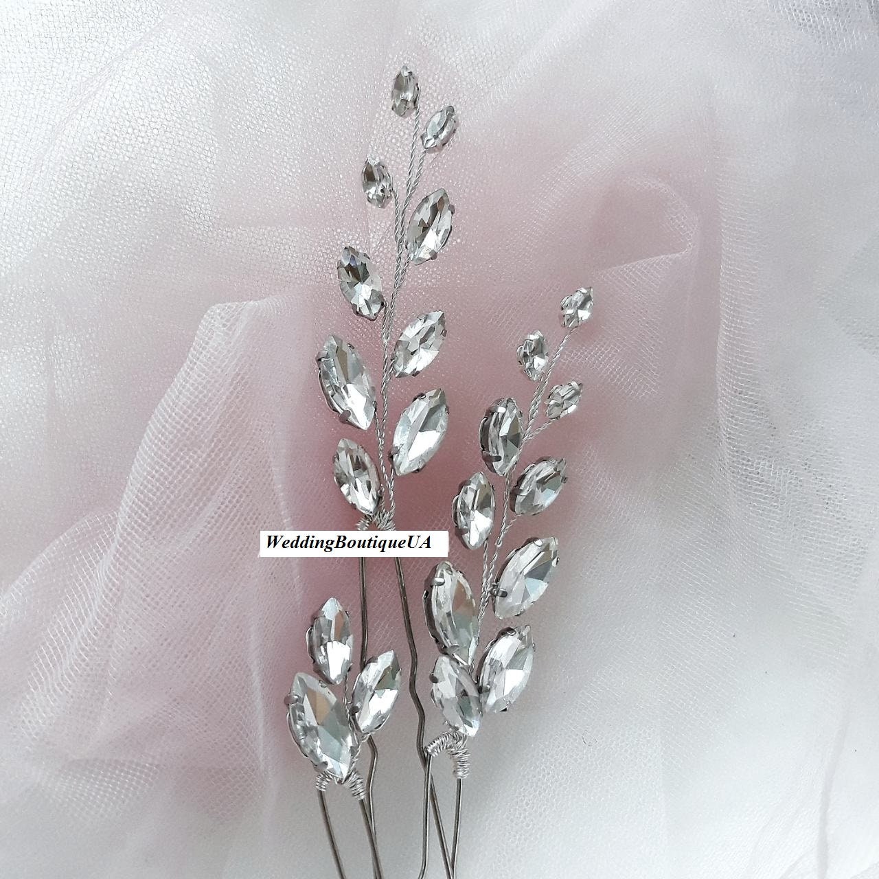 Wedding Hairpin Bridesmaid Hair Accessories Wedding Hair | Etsy