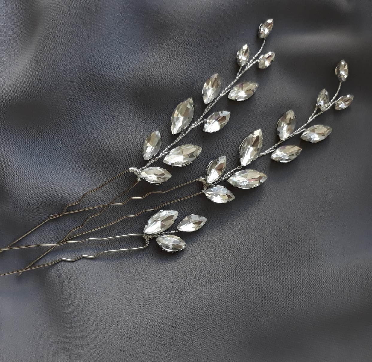 Wedding Hairpin Bridesmaid Hair Accessories Wedding Hair | Etsy